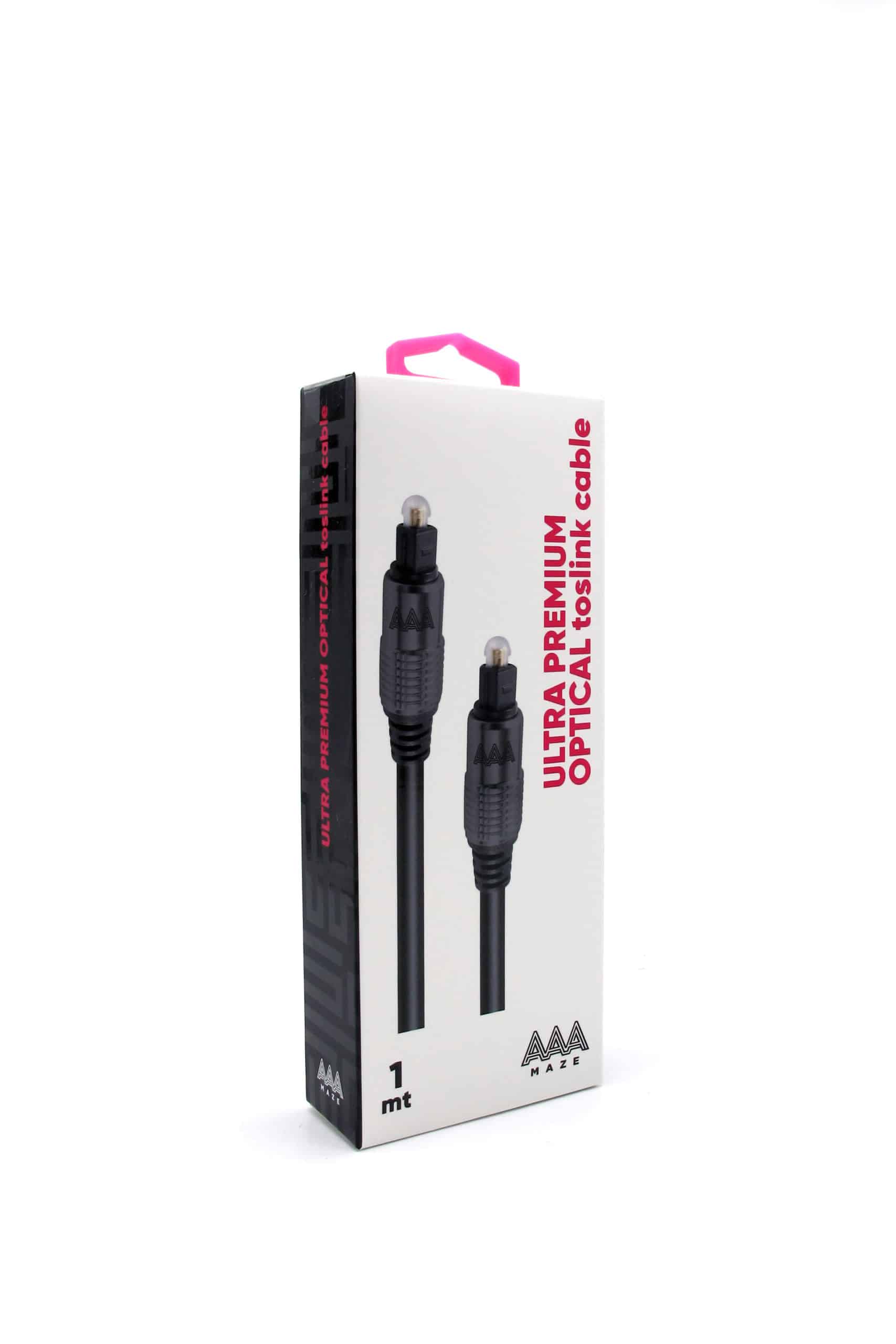 AAAmaze Cavo ottico ultra premium TOSLINK da 1 e 2 metri | AAAmaze
